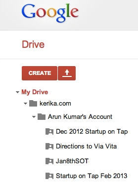 Kerika: Usa con Google Drive o Box