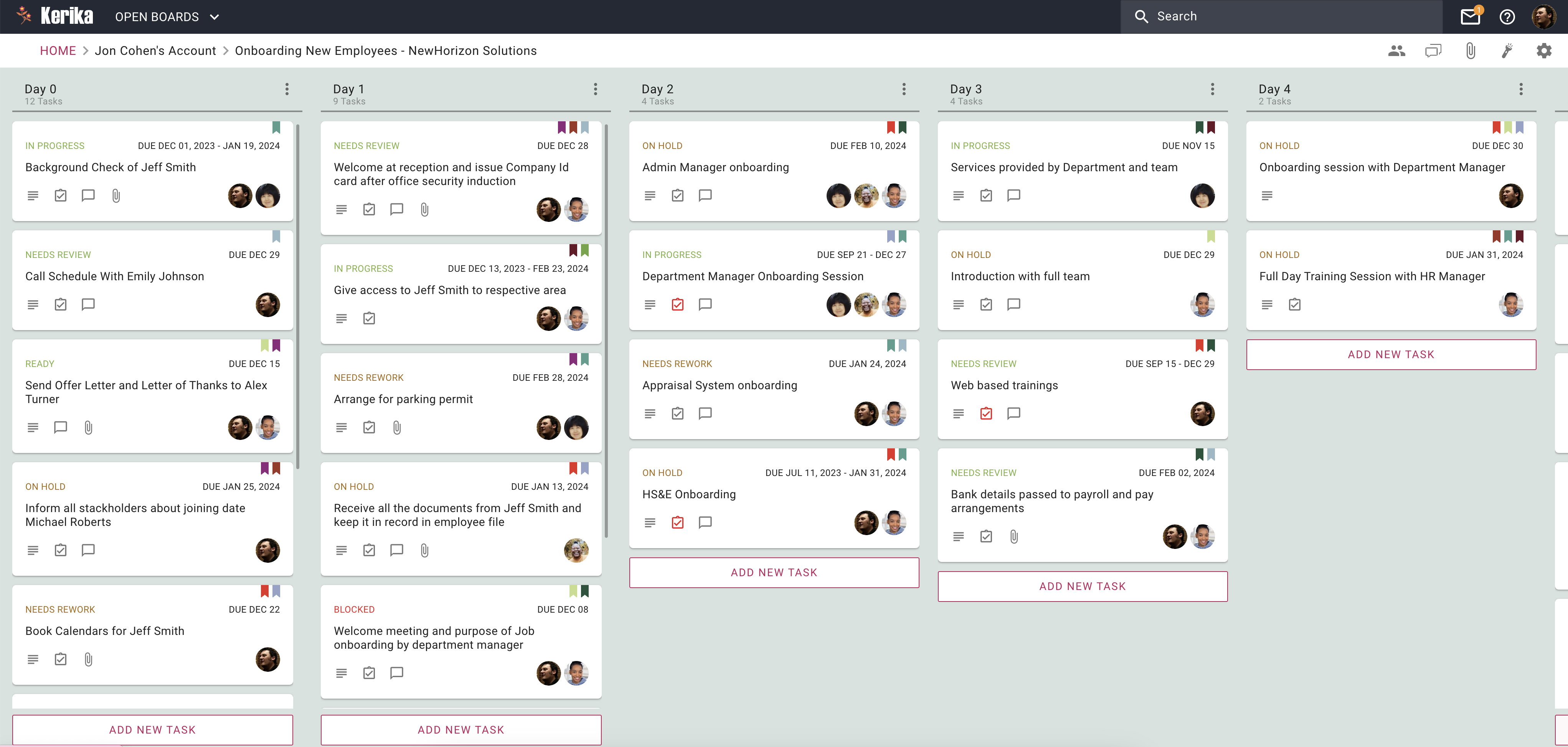 Kerika: Onboarding av Nye Ansatte